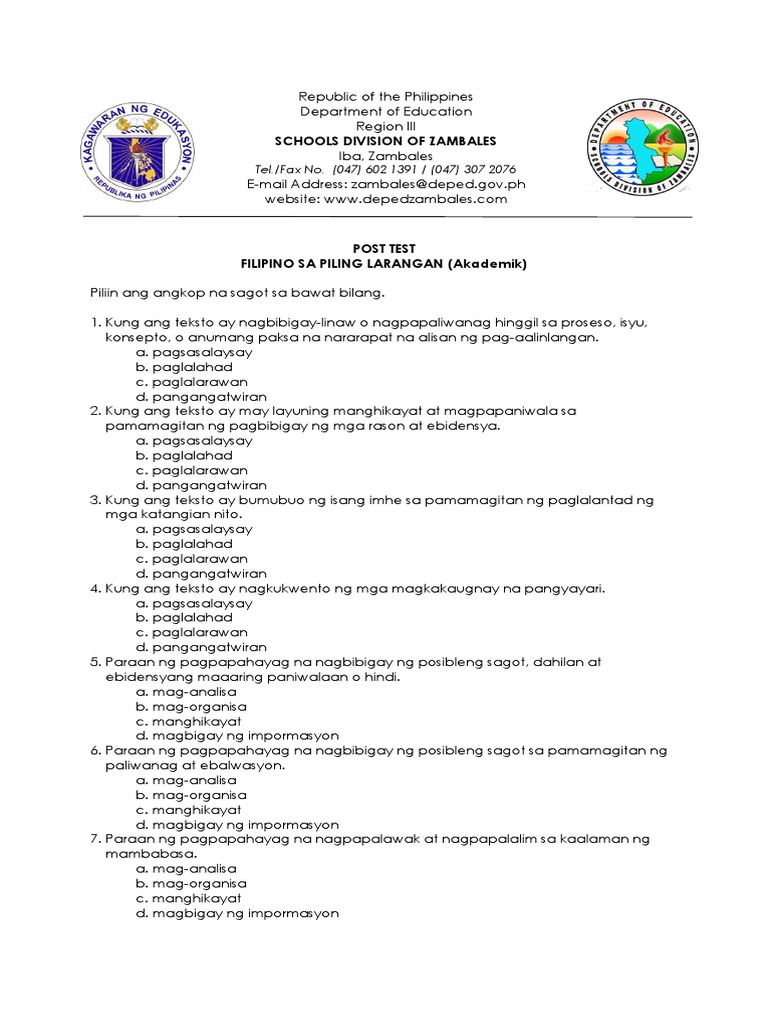 POST_TEST_FILIPINO_SA_PILING_LARANGAN_Ak.pdf