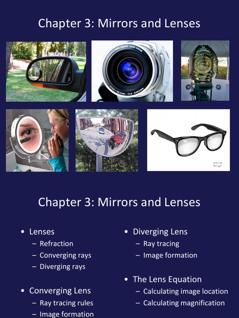 lenses chapter 5 | Lens (Optics) | Equipment