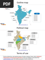 India Political and Major Cities Map | PDF | Creative Commons ...