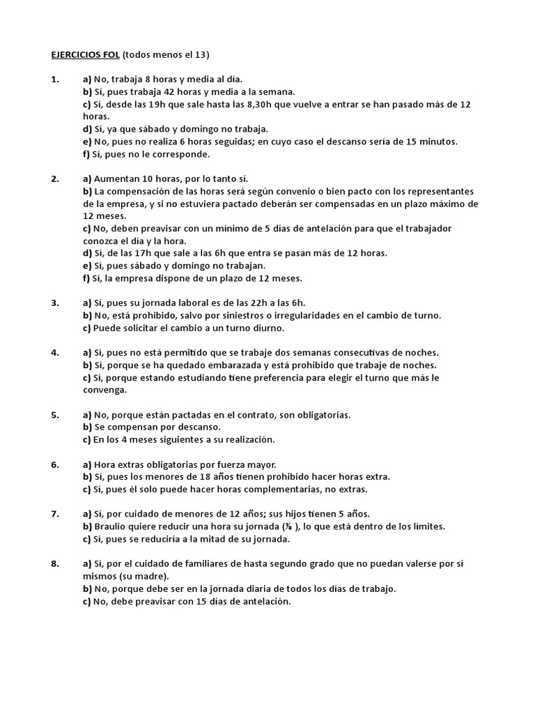 Ejercicios Fol Tema 7 | PDF | Gobierno | Poder judicial (sistema de justicia)