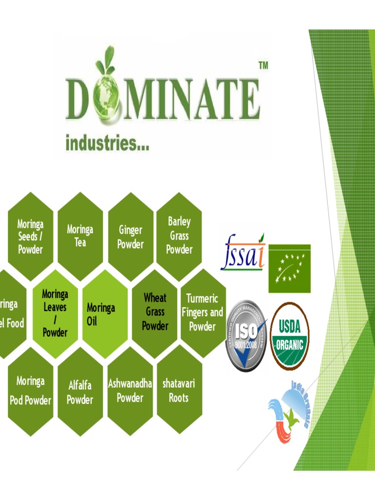 Dominate Induatries | PDF | Cholesterol | Organic Farming