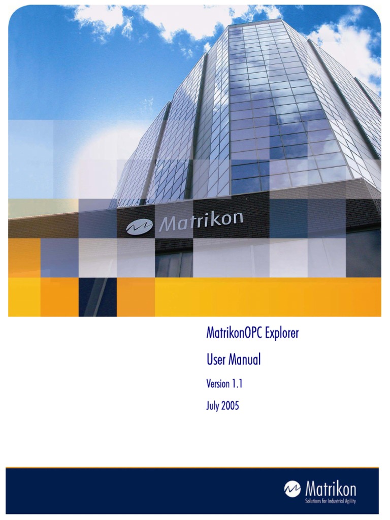 OPC - Explorer - Manual | PDF | Windows Registry | Component Object Model