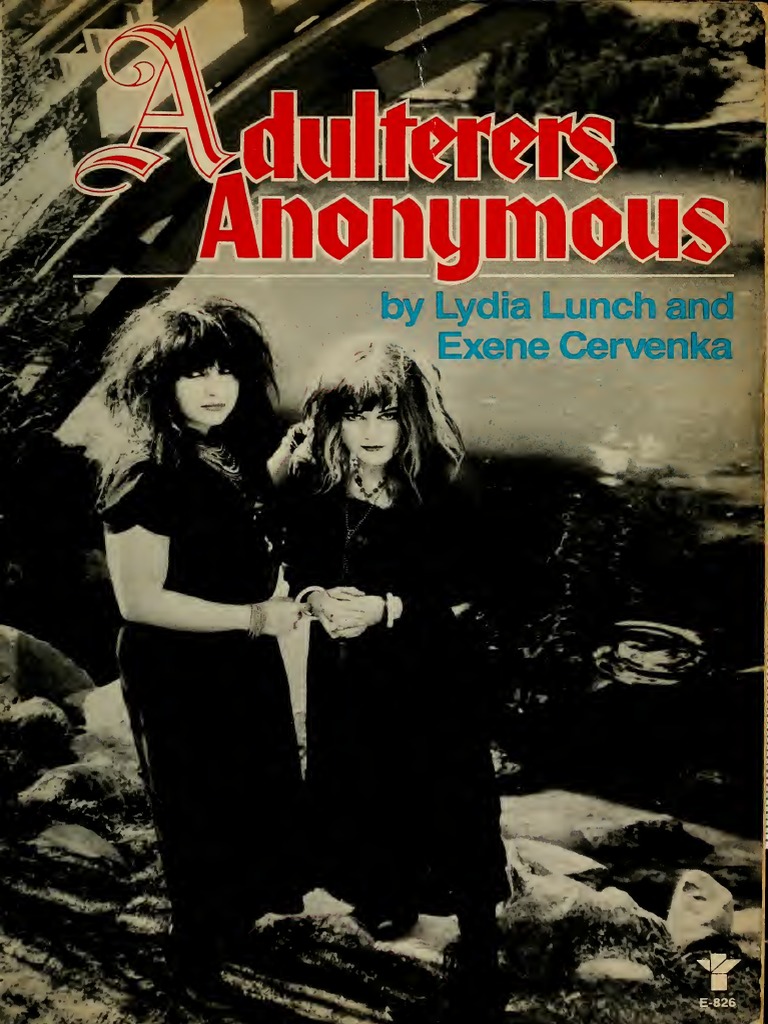 Adulterers Anonymous - Lydia Lunch PDF | PDF