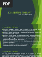 Existential Therapy PPT Lecture | PDF | Existentialism | Psychotherapy