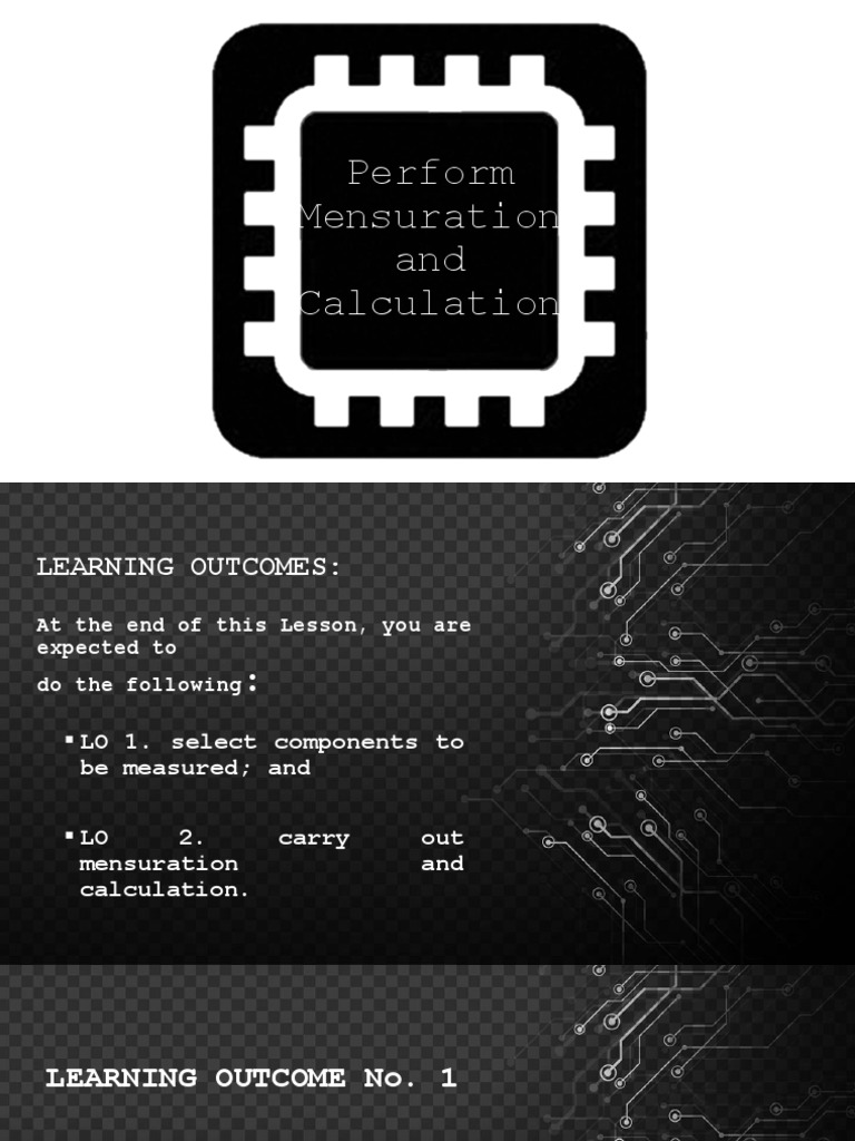 Perform Mensuration and Calculations (CSS NCII) | PDF | Computer Data Storage | Disk Storage