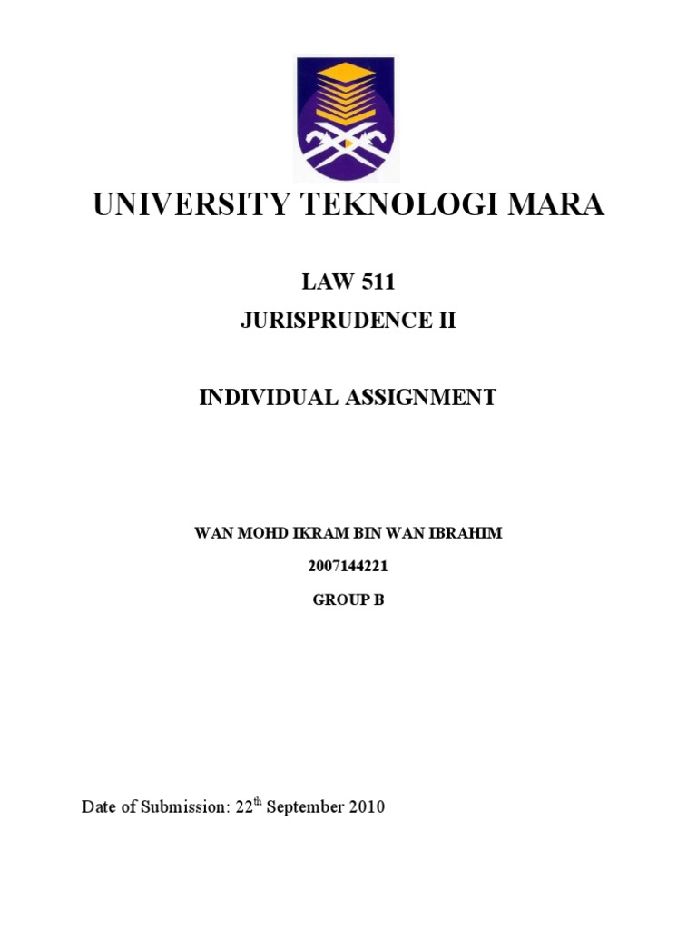 Assignment Juris II | PDF | Malaysia | Jurisprudence