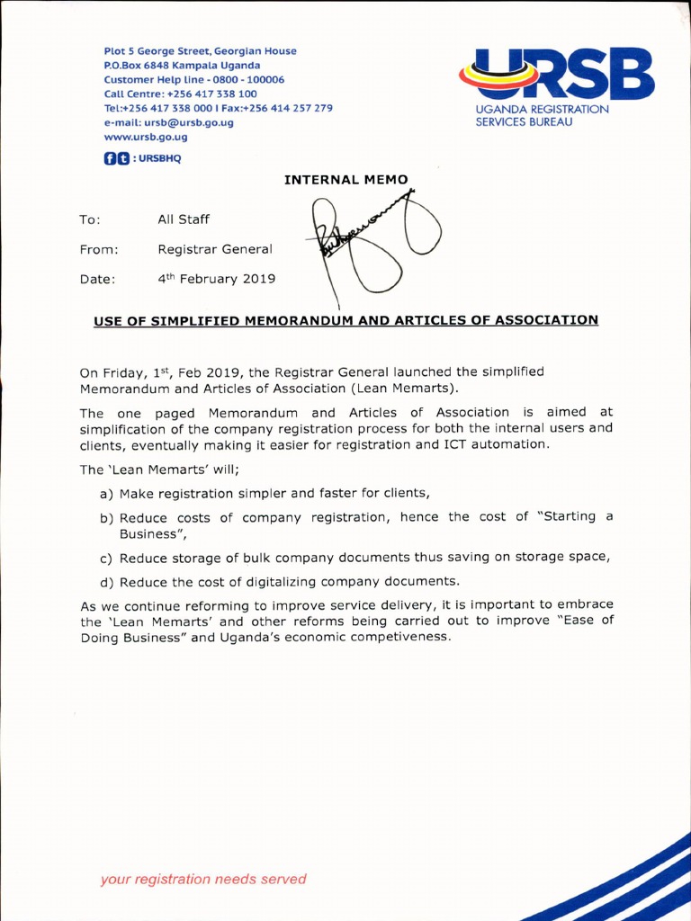 Lean Memarts - Internal Memo | PDF