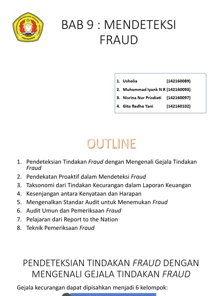 Bab 9 MENDETEKSI FRAUD | PDF