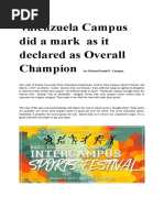 Narrative Report For Intramurals 2023 | PDF