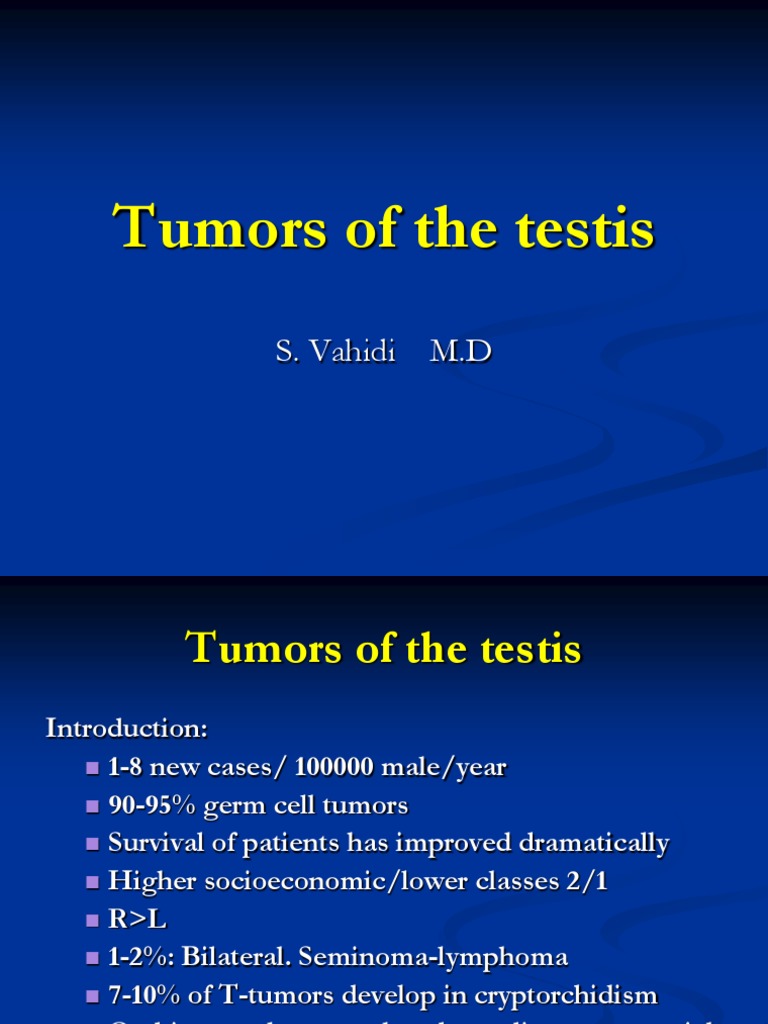 Tumor Testis | PDF | Metastasis | Neoplasms