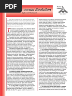 Evolution Vs Creation Worksheet | PDF | Creationism | Evolution