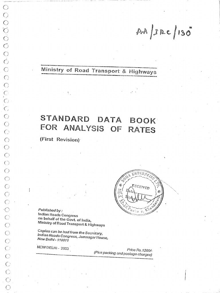 Standard Data Book (2001-02) | PDF