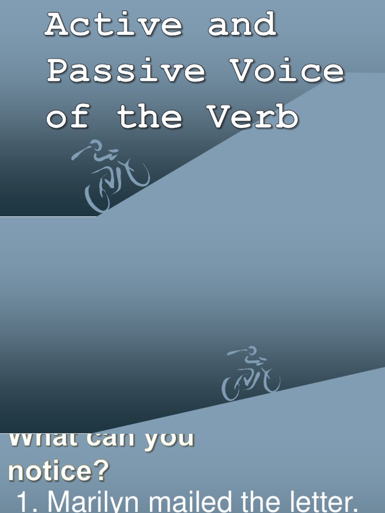 14-Active and Passive Voice - Grade 8 | PDF | Subject (Grammar) | Verb