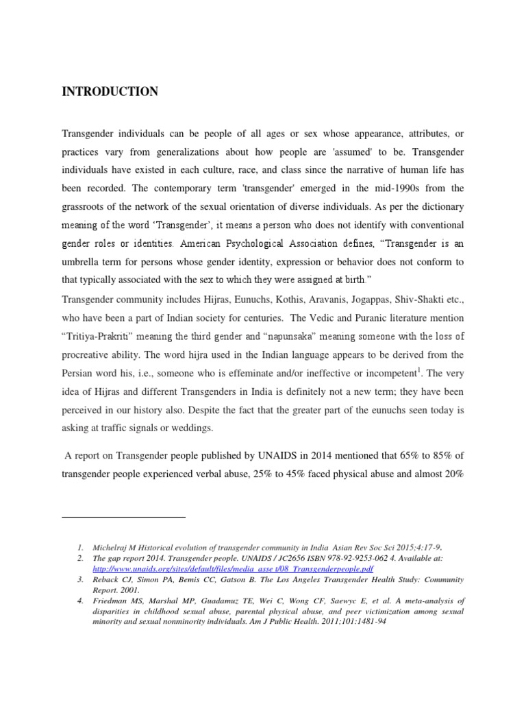 Introduction TG Bill | PDF | Transgender | LGBTQIA+ Studies
