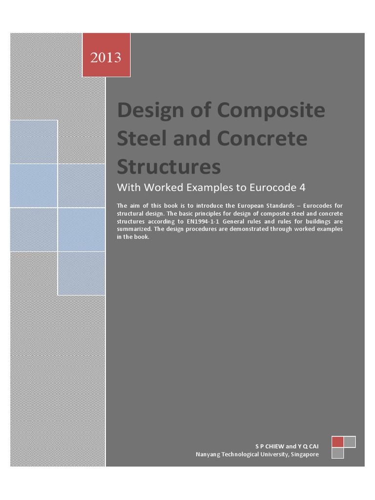 Design Of Composite Steel And Concrete Structures Pdf Chiew Pdf Pdf Beam Structure Bending