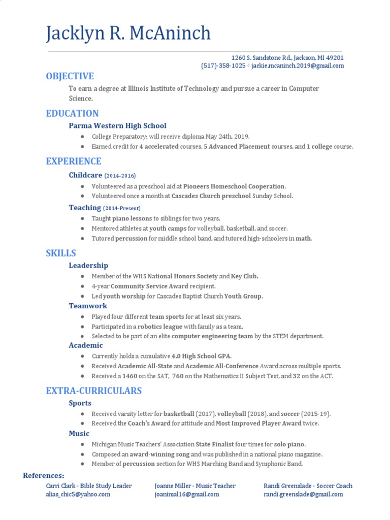 Resume | Download Free PDF | Learning | Behavior Modification