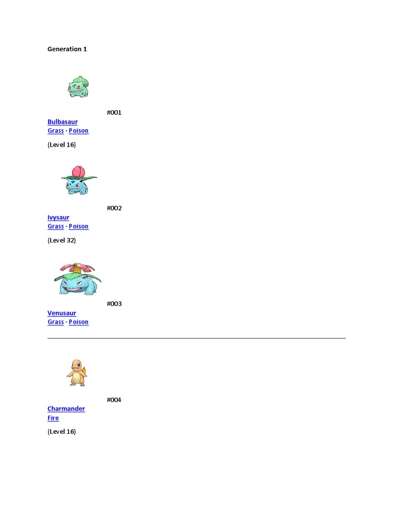 Database Poke | PDF | Nintendo Franchises | Pokémon