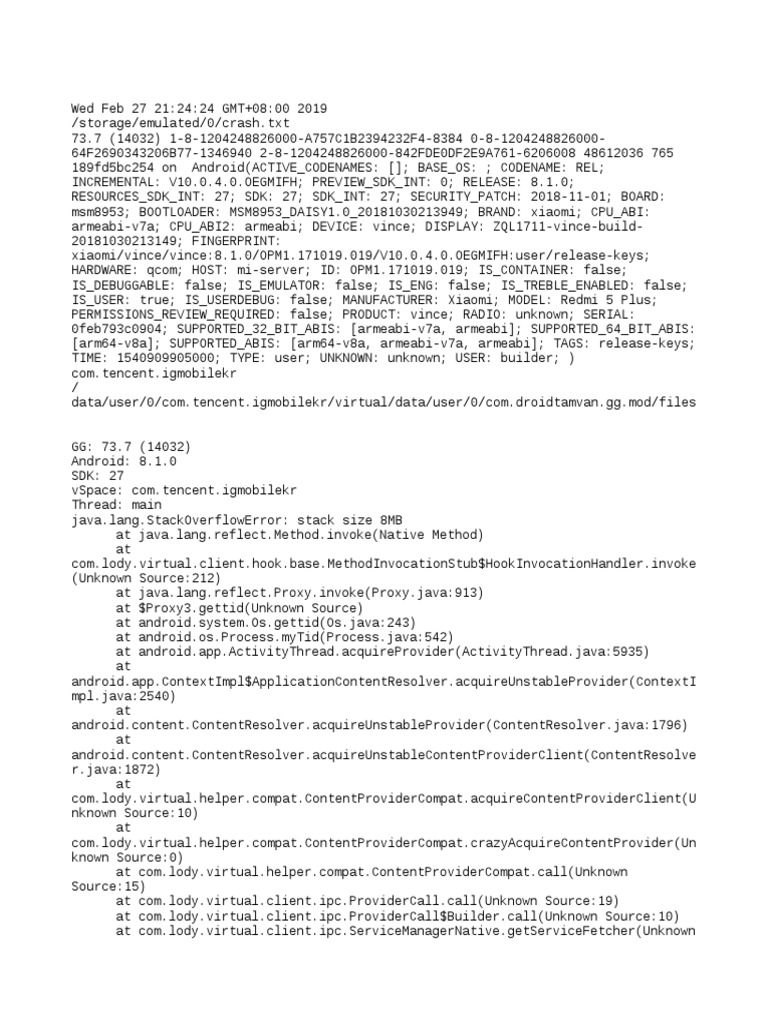 Crash | PDF | Java (Programming Language) | Computer Related Introductions