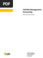 FA2 ACCA Practice Test #1 Questions | PDF | Computing | Teaching ...