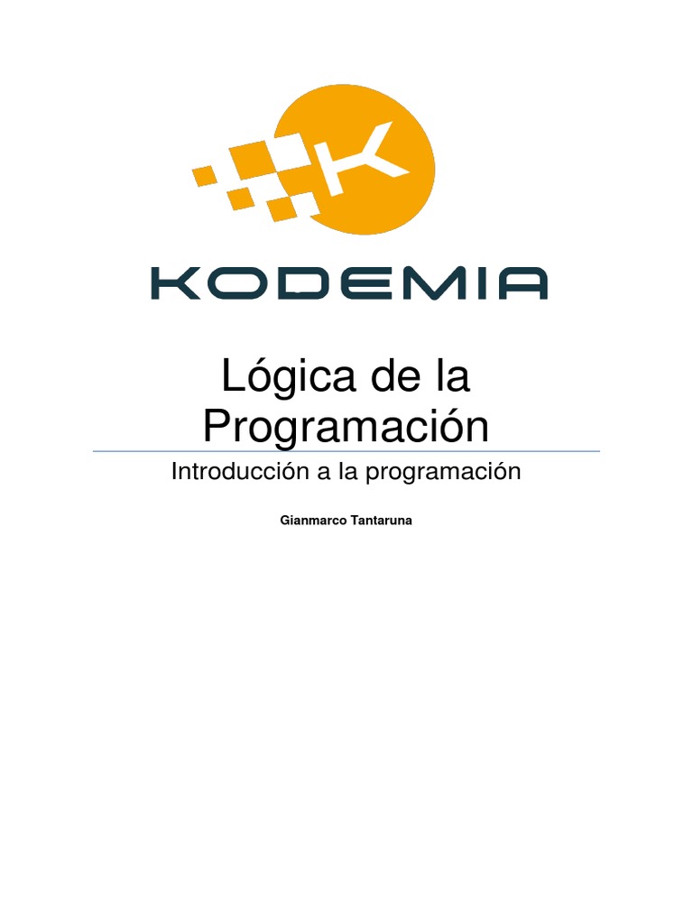 L Gica de La Programaci N PDF | PDF | Algoritmos | Lenguaje de programación
