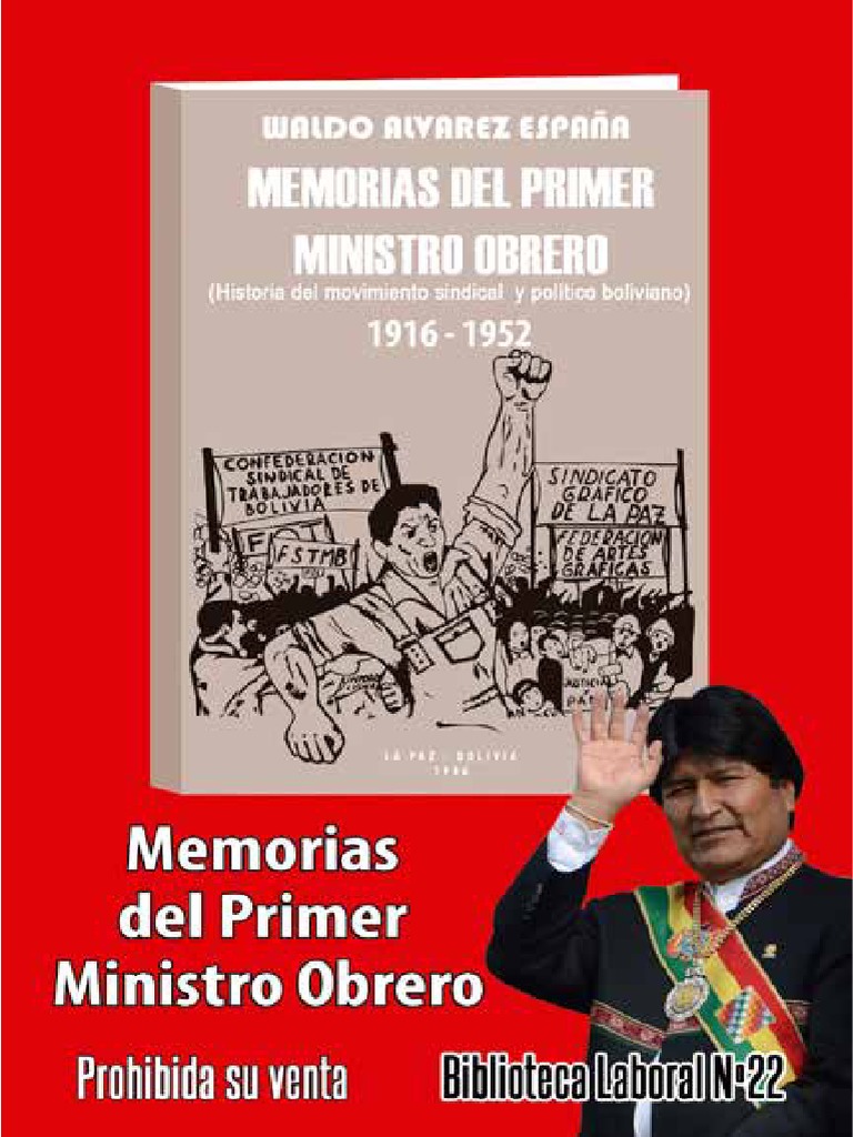 Biografía de Waldo Álvarez: Primer Ministro Obrero | PDF | Bolivia ...