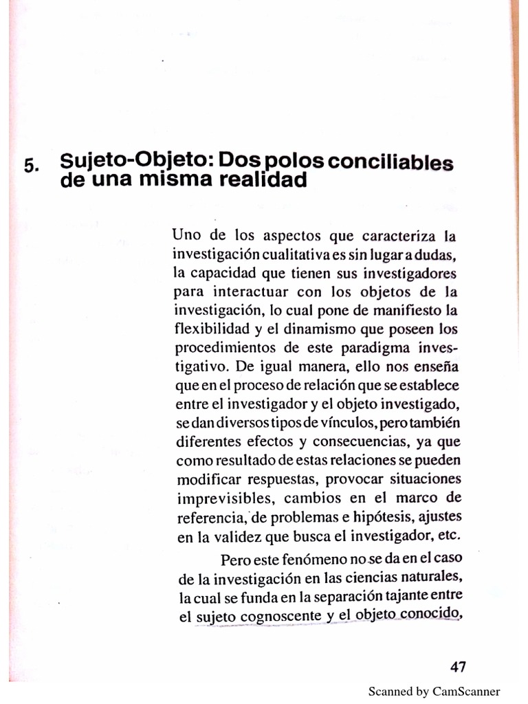 Sujeto y Objeto | PDF