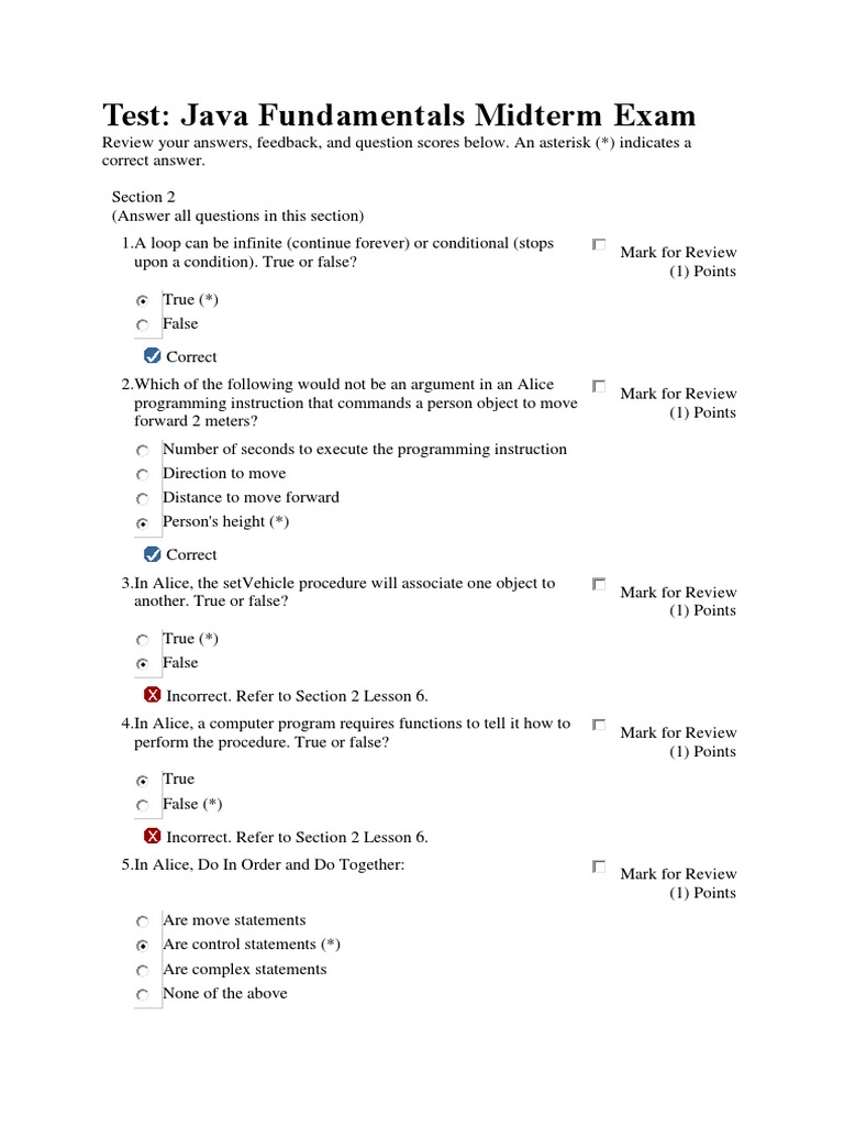 Java Fundamentals Midterm Exam Oracle - Do | PDF | Method (Computer Programming) | Inheritance ...