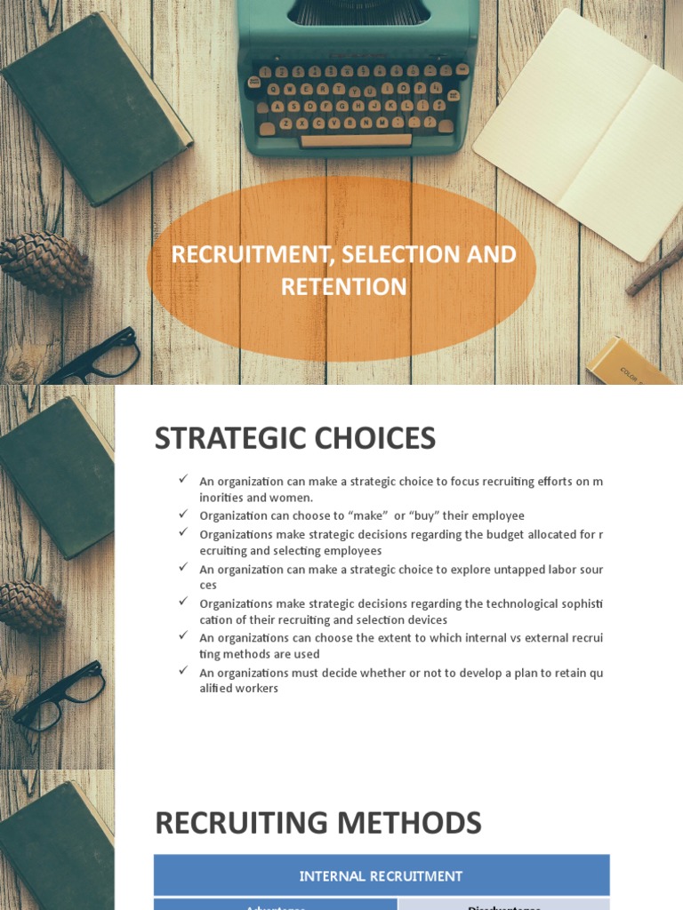 Recruitment, Selection, Retention | PDF | Recruitment | Employment