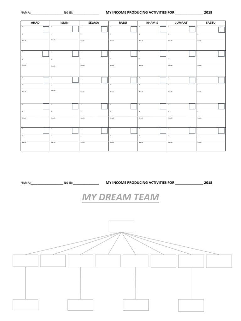 My Income Producing Activity | PDF