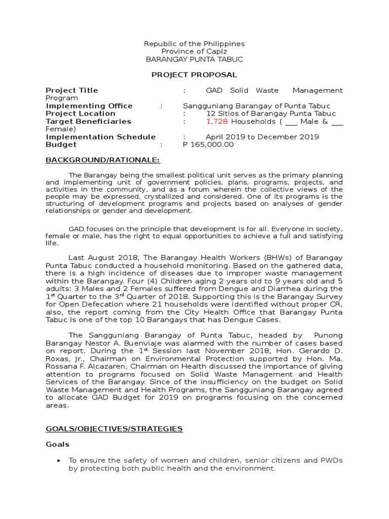 Project Proposal | PDF | Business