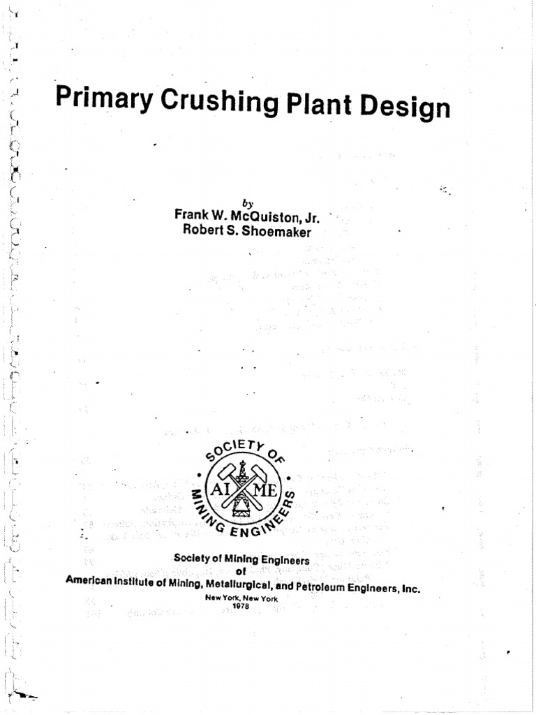 Primary Crushing PLant Design PDF | PDF