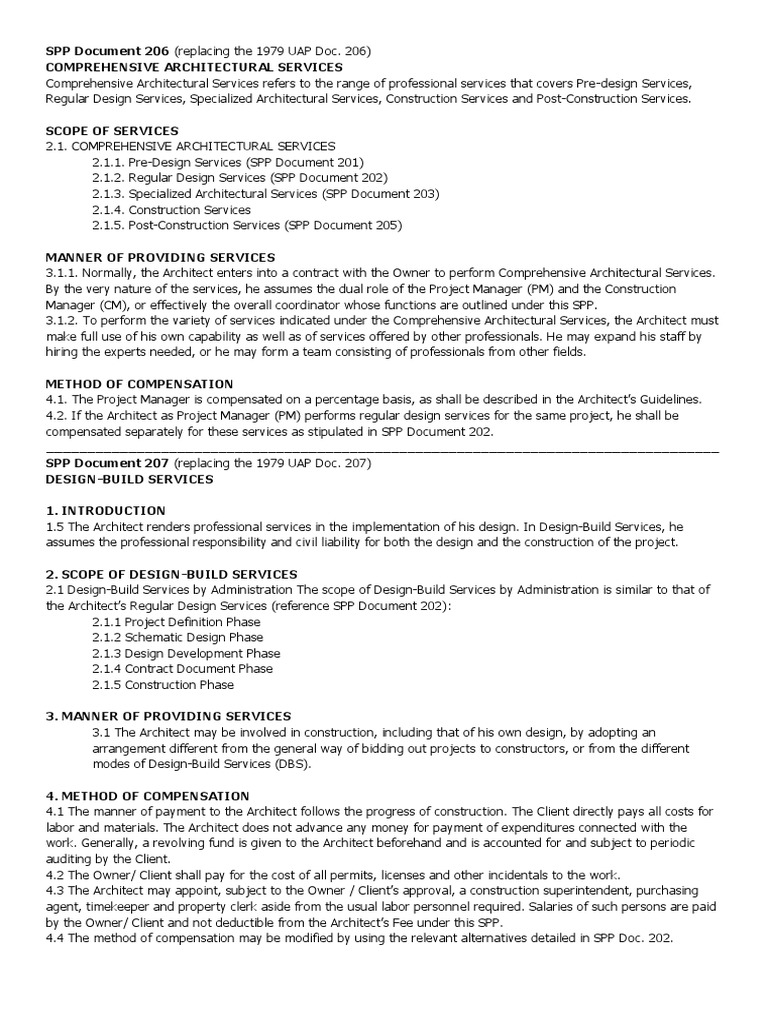 SPP 206 207 Copy Ni Ser | PDF | Architect | Business