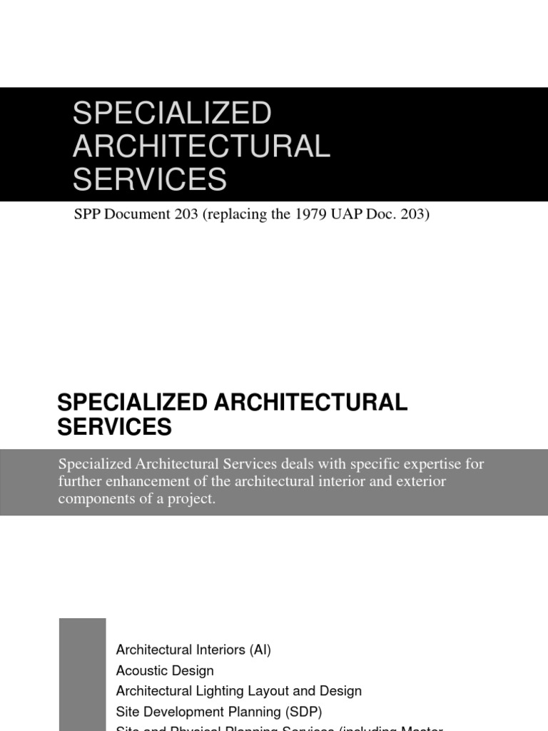 SPP Document 203 204a | PDF | Architect | Design