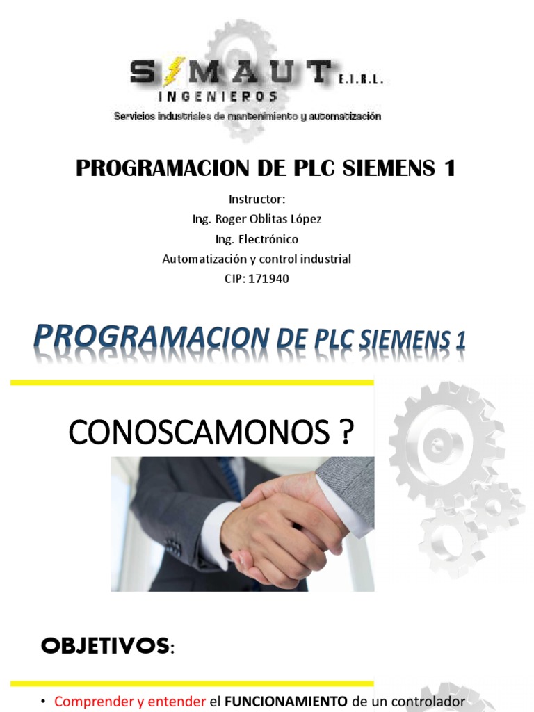 Programación de PLC Siemens: Guía Completa | PDF | Controlador lógico ...