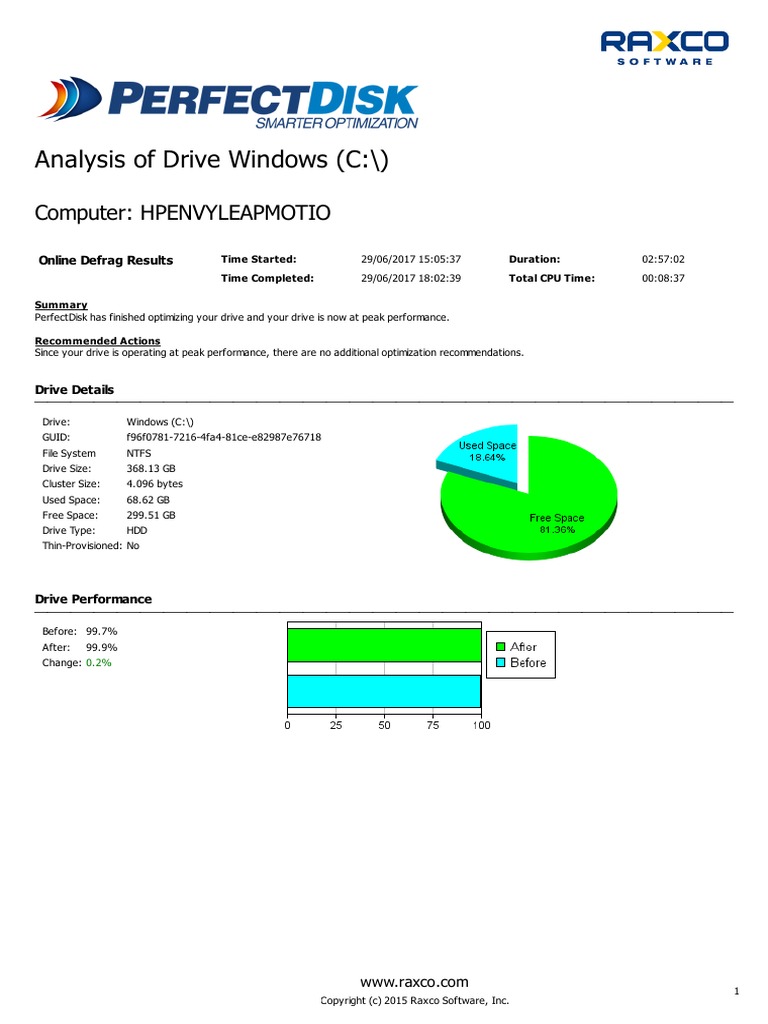 PerfectDisk Statistics HPENVYLEAPMOTIO Windows C 2017.06.29 06.03PM ...