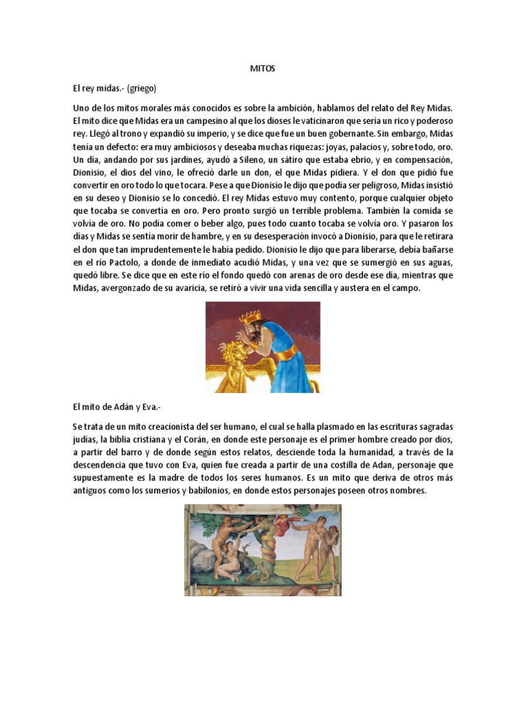 El Rey Midas | PDF | Dioniso