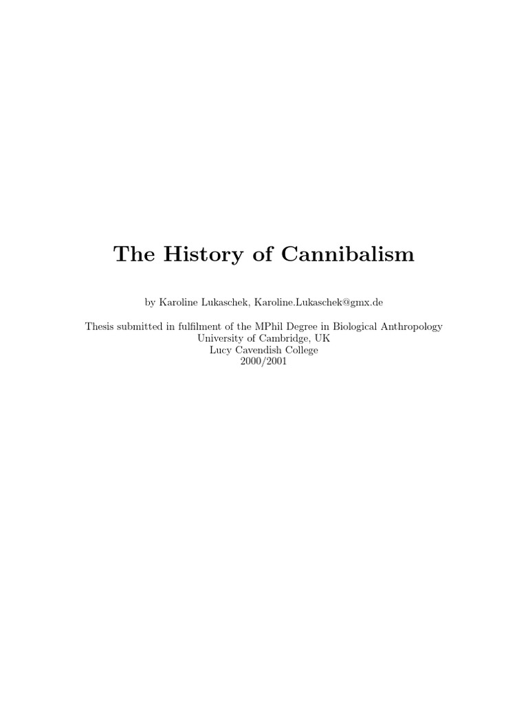 The History of Cannibalism | PDF | Māori People | Fiji