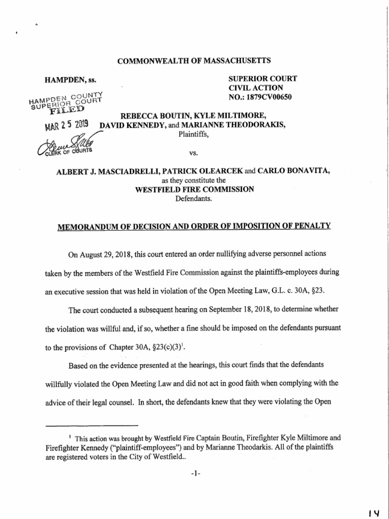 Superior Court Decision | PDF | Lawsuit | Lawyer