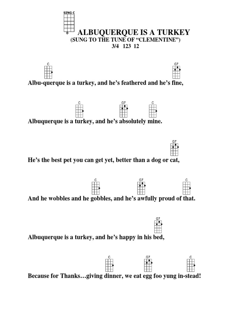 Albuquerque Is A Turkey | PDF