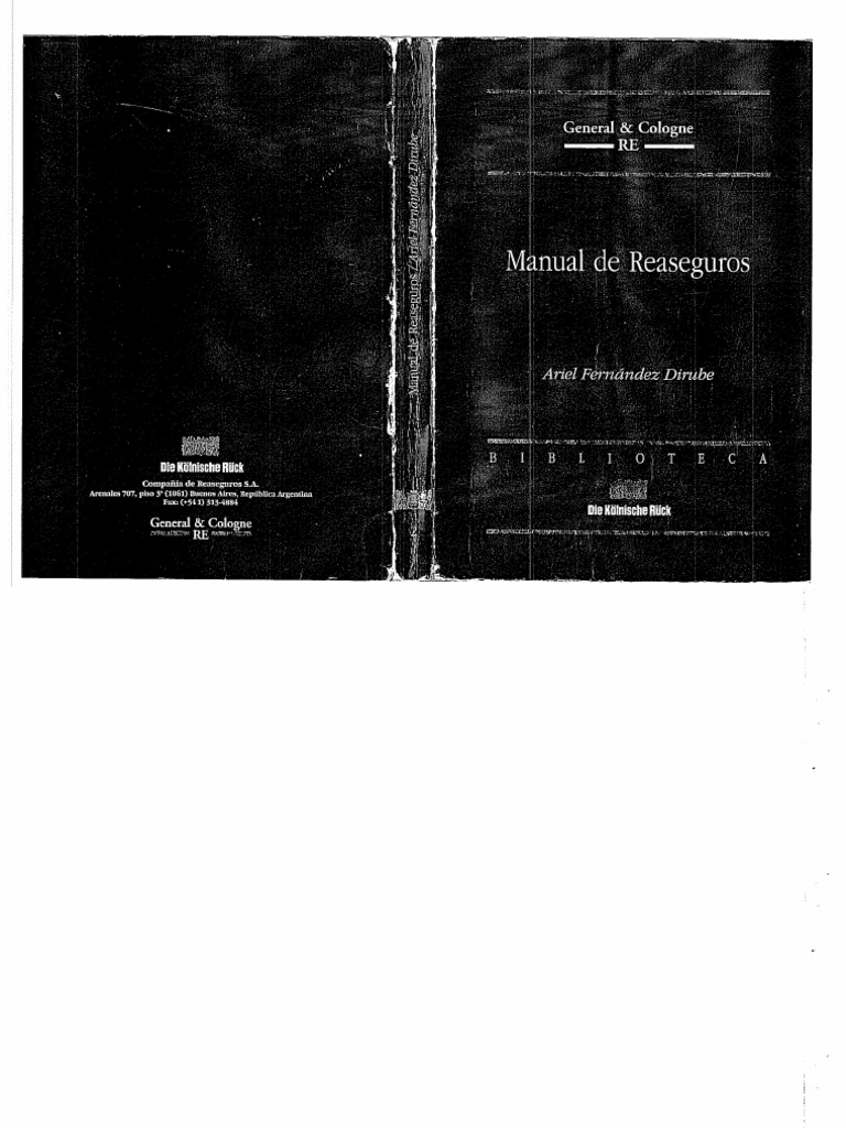 Manual de Reaseguros - Dirube PDF | PDF | Reaseguro | Seguro