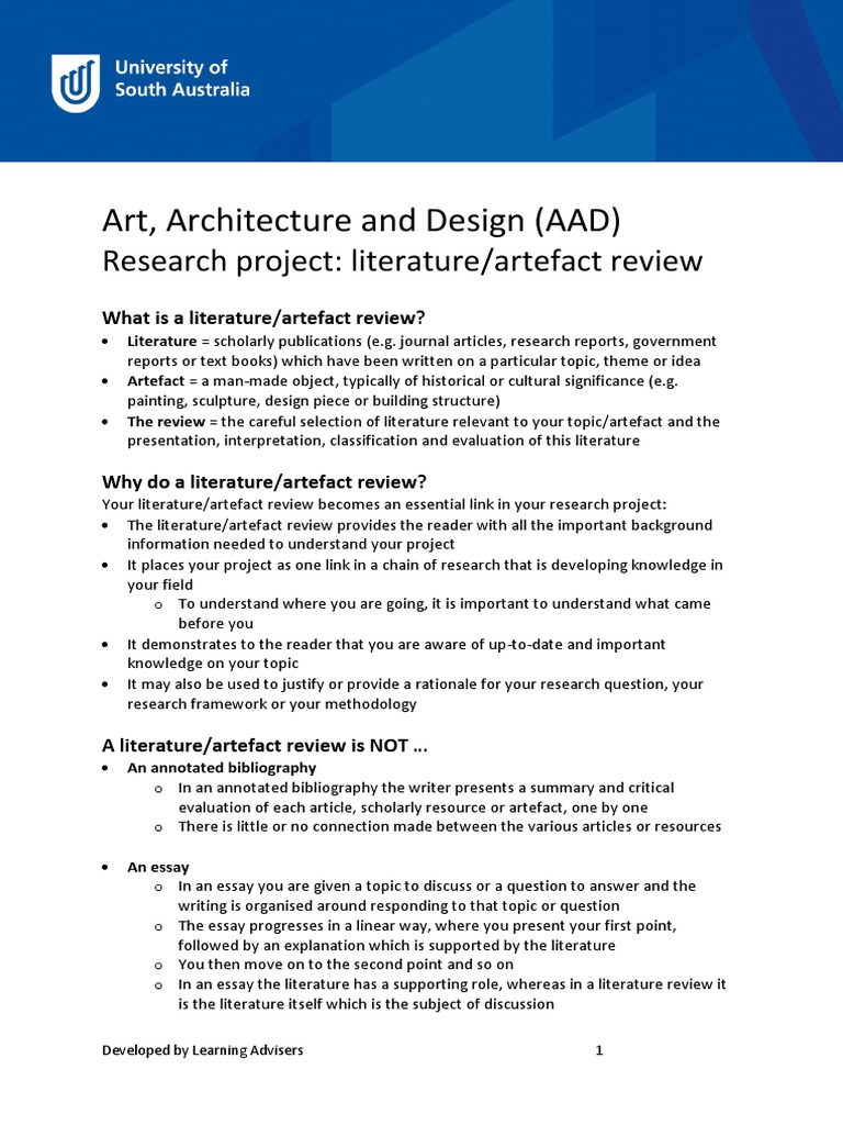 Lit Review Sample | PDF | Essays | Question