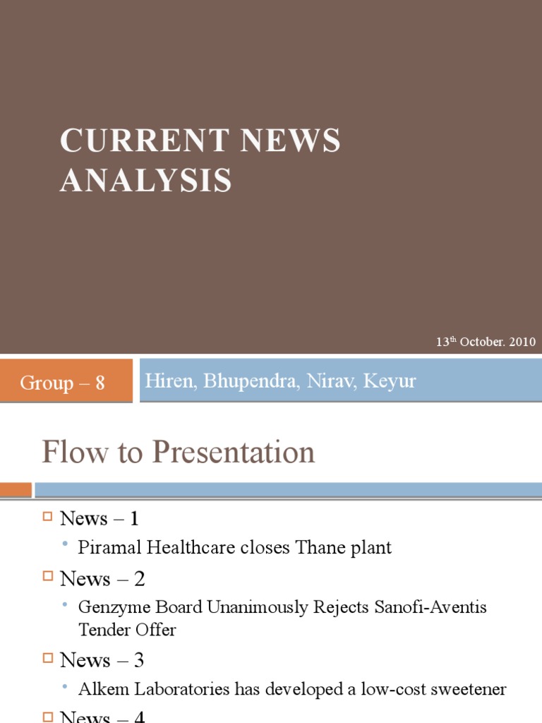 Pharma Industry Updates: October 2010 | PDF | Sanofi | Sugar Substitute