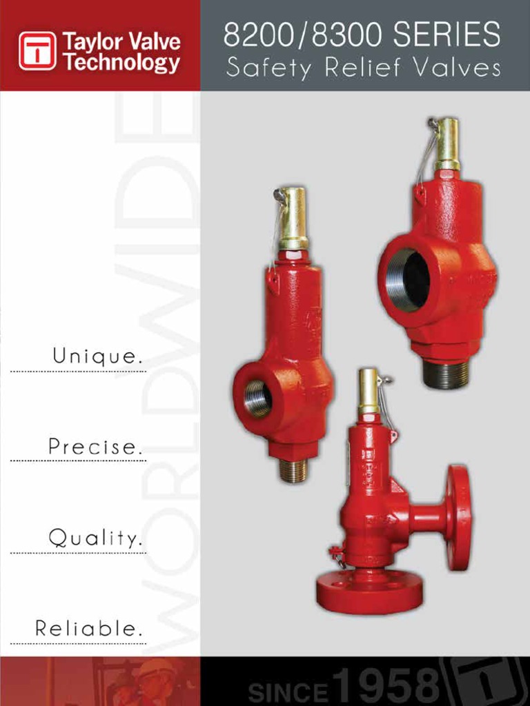 Valvulas Taylor Valve Series | PDF