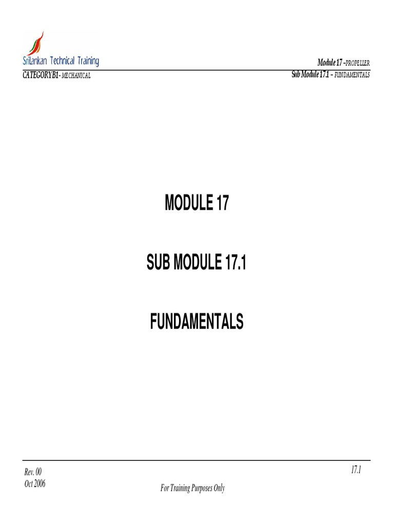 EASA Module 17 | PDF | Propeller | Wing