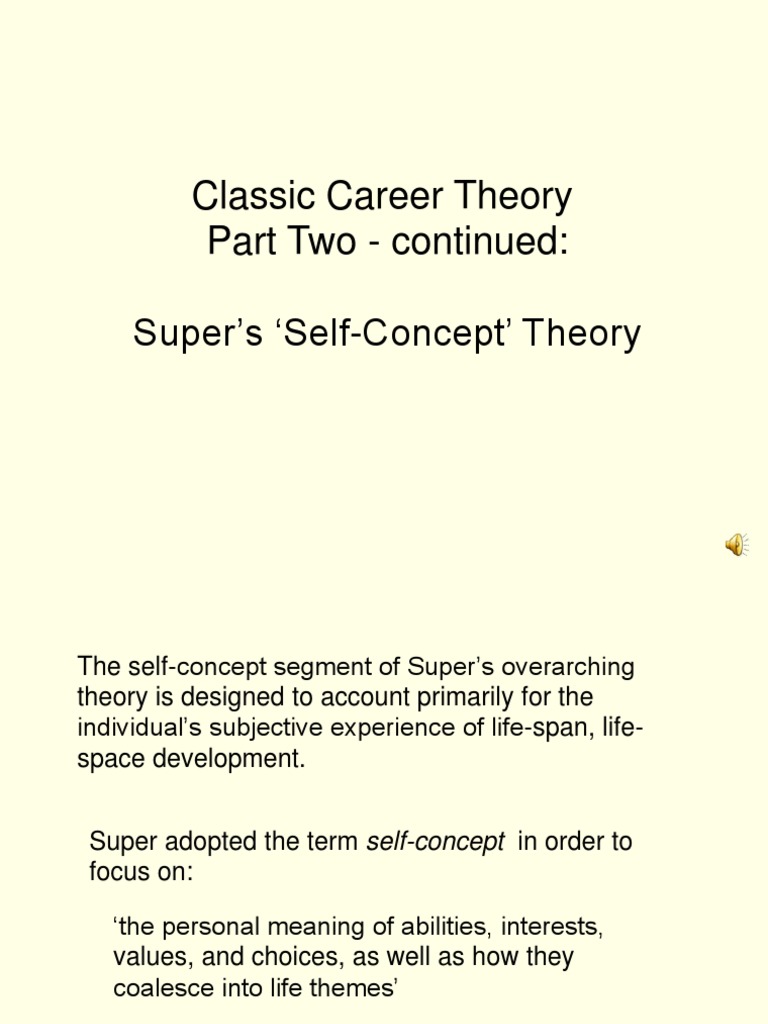CDT Superselfconcept | PDF | Self | Self Concept