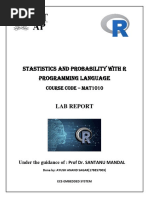 BCSL-044 - Statistical Techniques (Lab) PDF | PDF | P Value | Spreadsheet