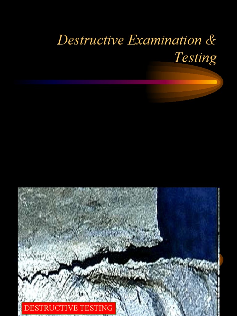 Destructive Testing | PDF | Ultimate Tensile Strength | Hardness