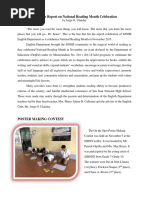 Narrative Report in Reading Remediation | PDF | Cognition | Learning