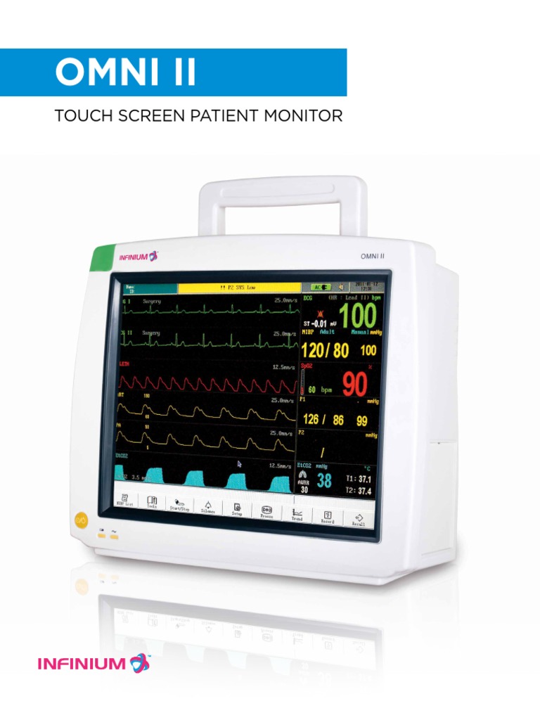 Omni Ii: Touch Screen Patient Monitor | PDF | Monitoring (Medicine)