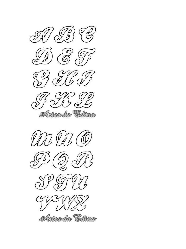 Letras Moldes | PDF